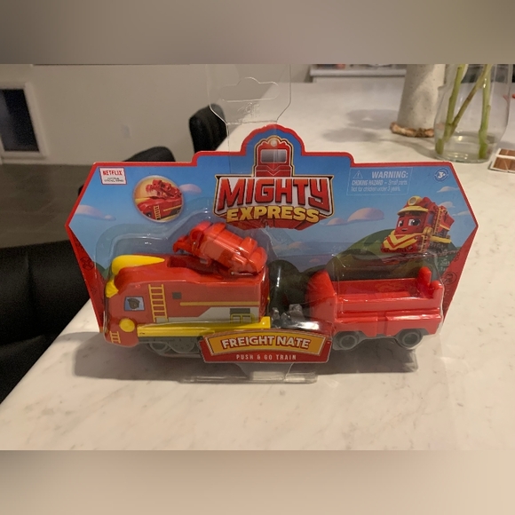 Spin Master | Toys | Netflix Mighty Express Freight Nate Push And Go ...